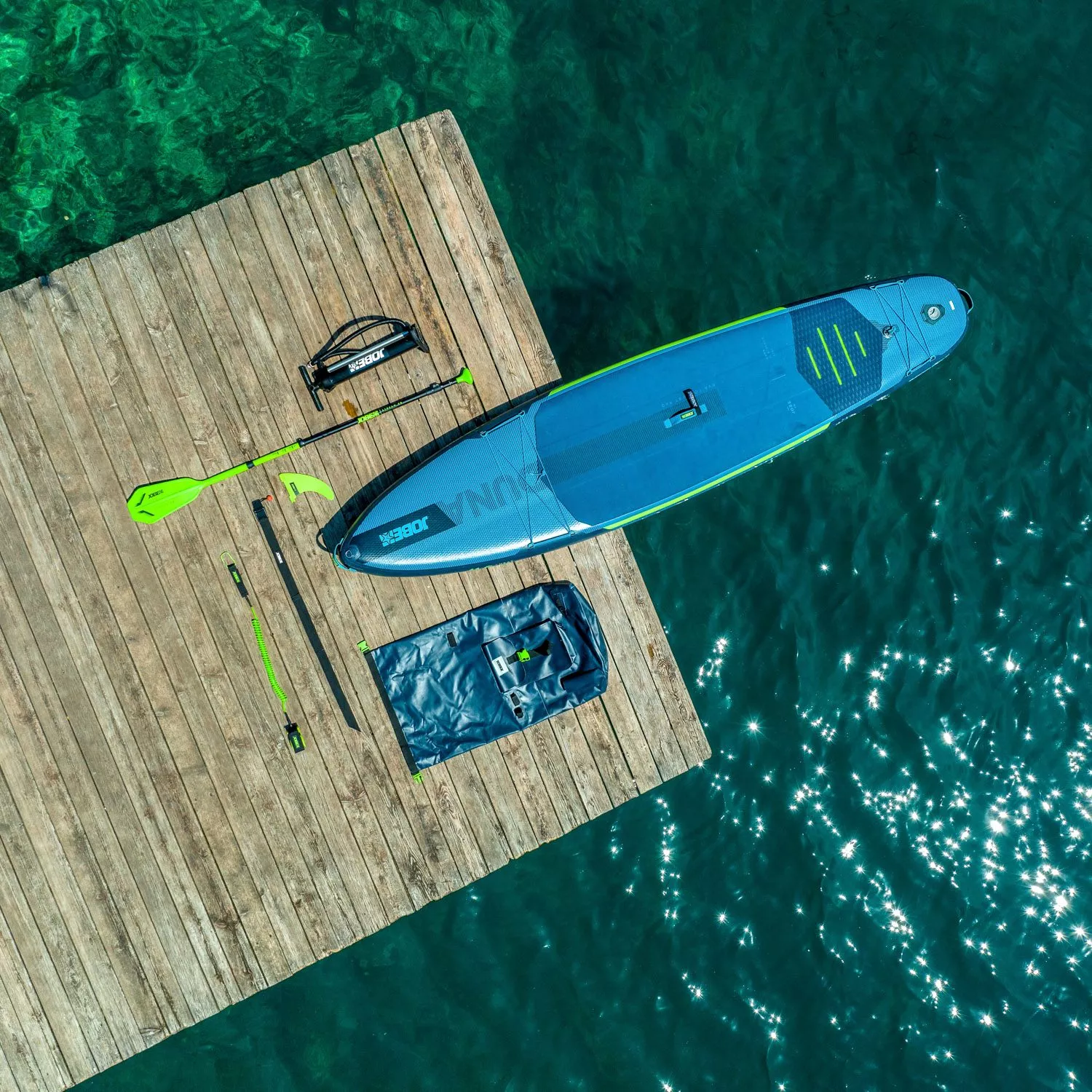 2023 JOBE DUNA 11.6 STEEL BLUE SUP BOARD PAKET - Touring iSUP